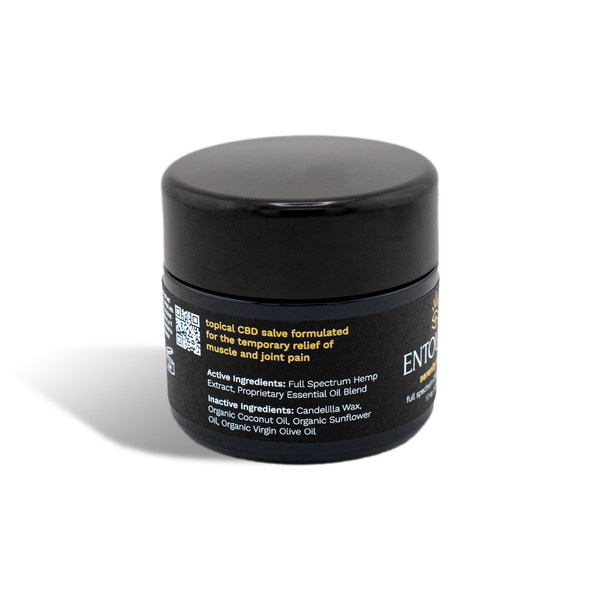 Full Spectrum CBD Salve for Muscle and Joint Aches | Entourus